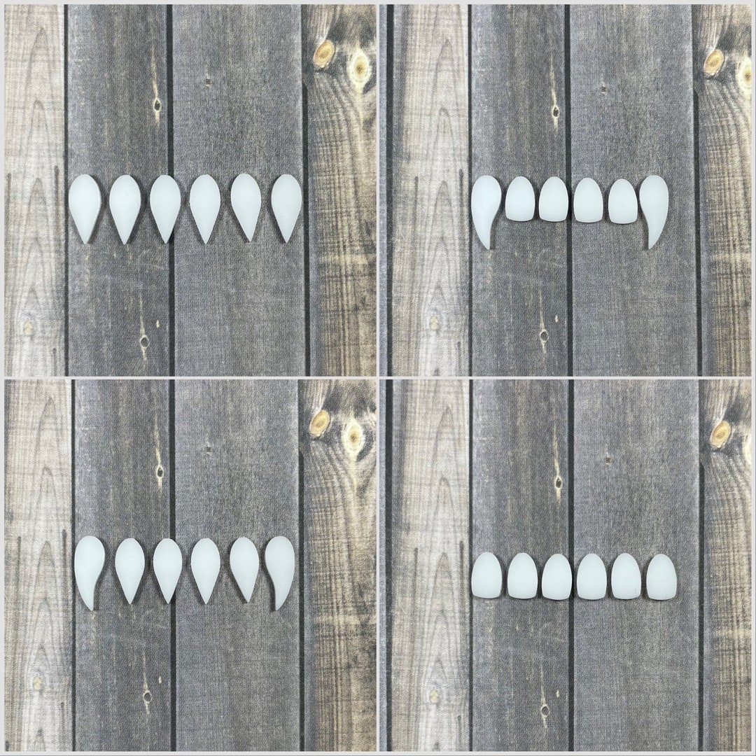 Mini Cutout Alternative Teeth Sets (1/16” Thick) - Etsy