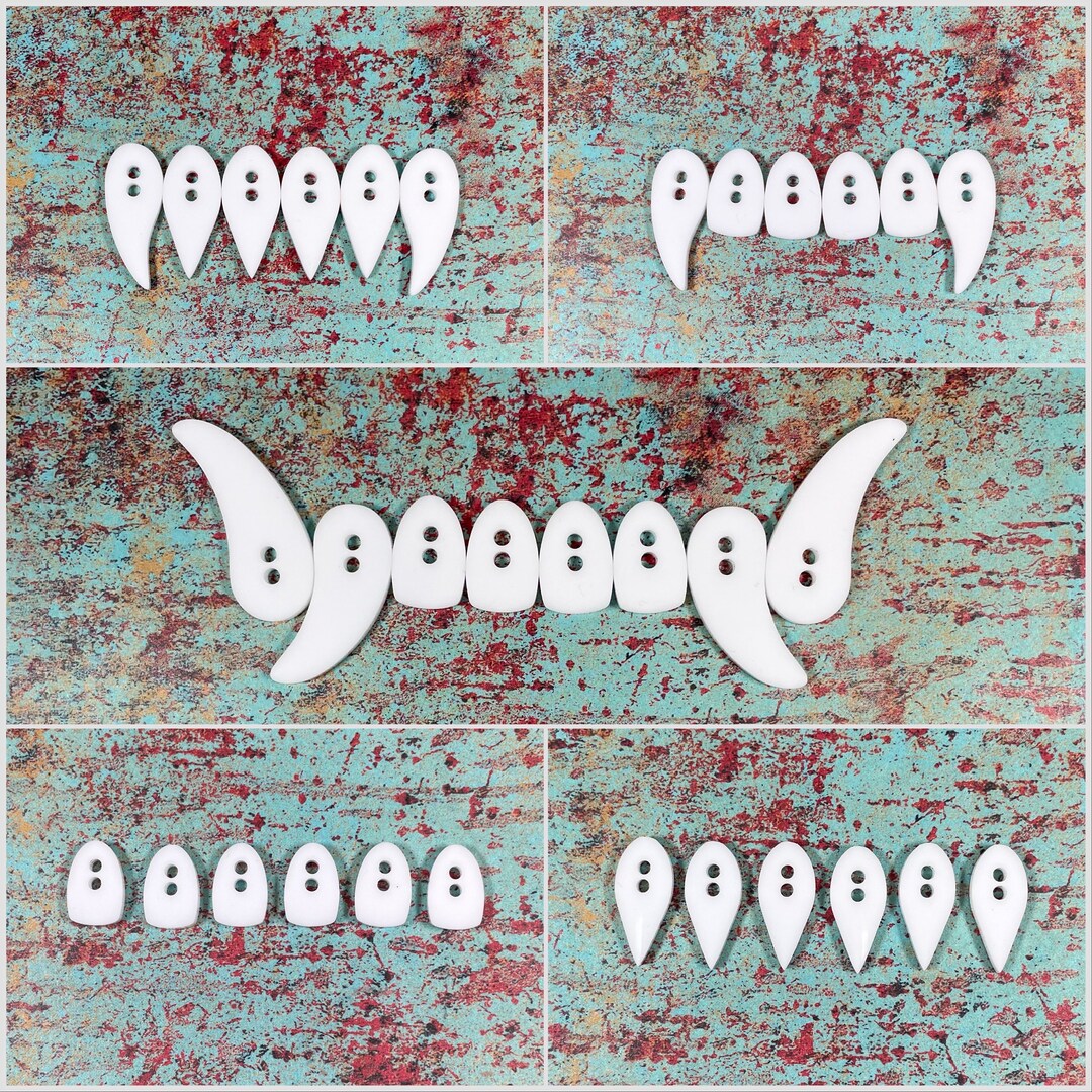 Alternative Teeth Button Sets - Etsy