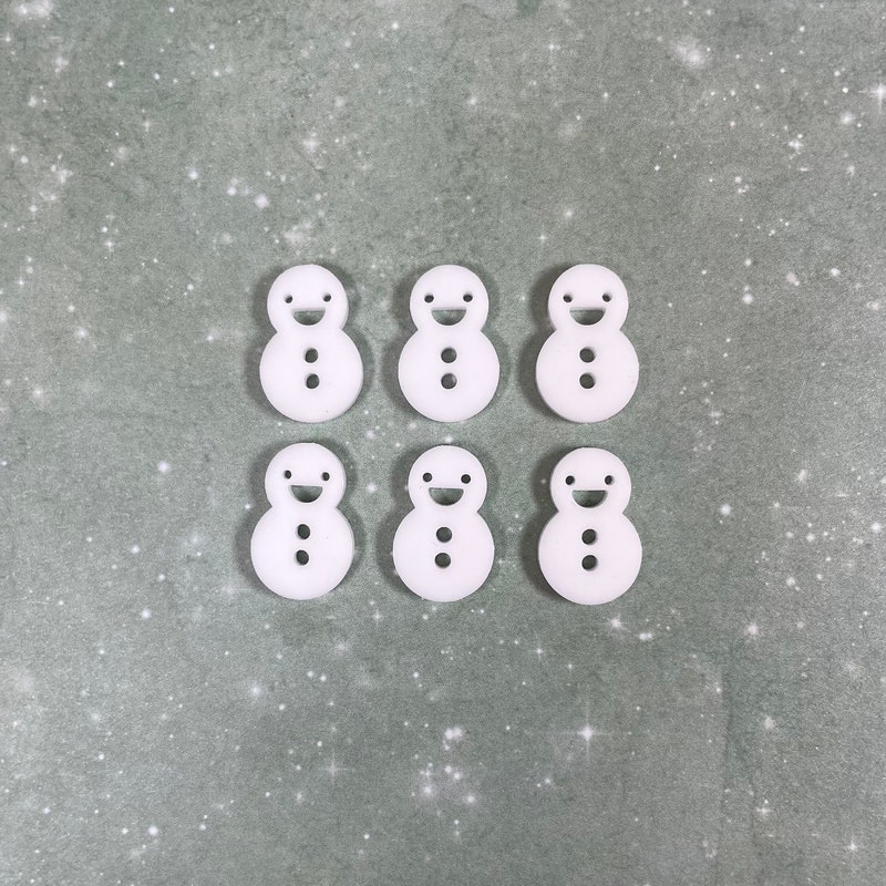 Button Snowman - Etsy