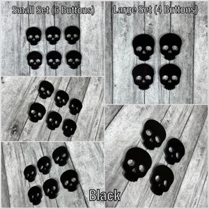 Skull Buttons - Etsy
