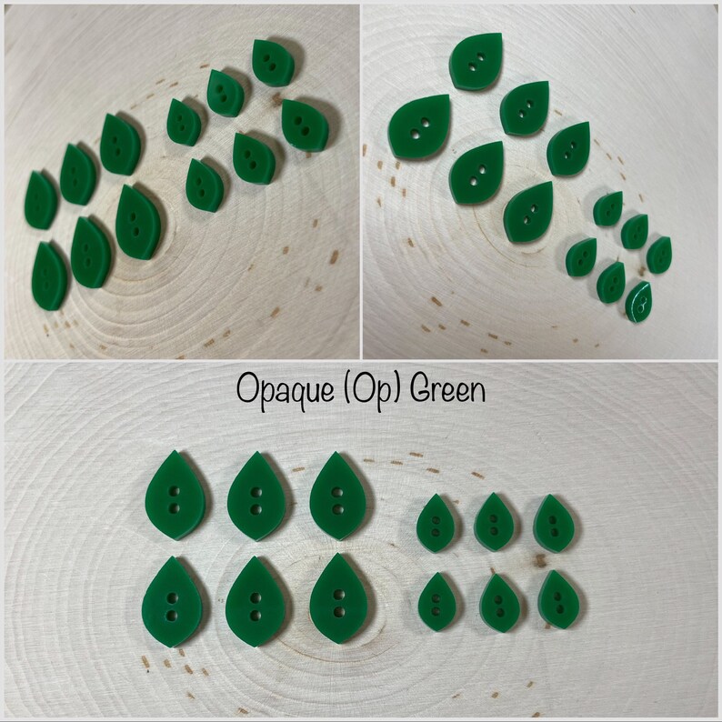 Symmetrical Leaf Buttons - Etsy