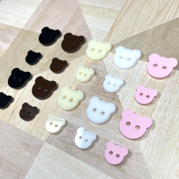 Black Bear Buttons - Etsy