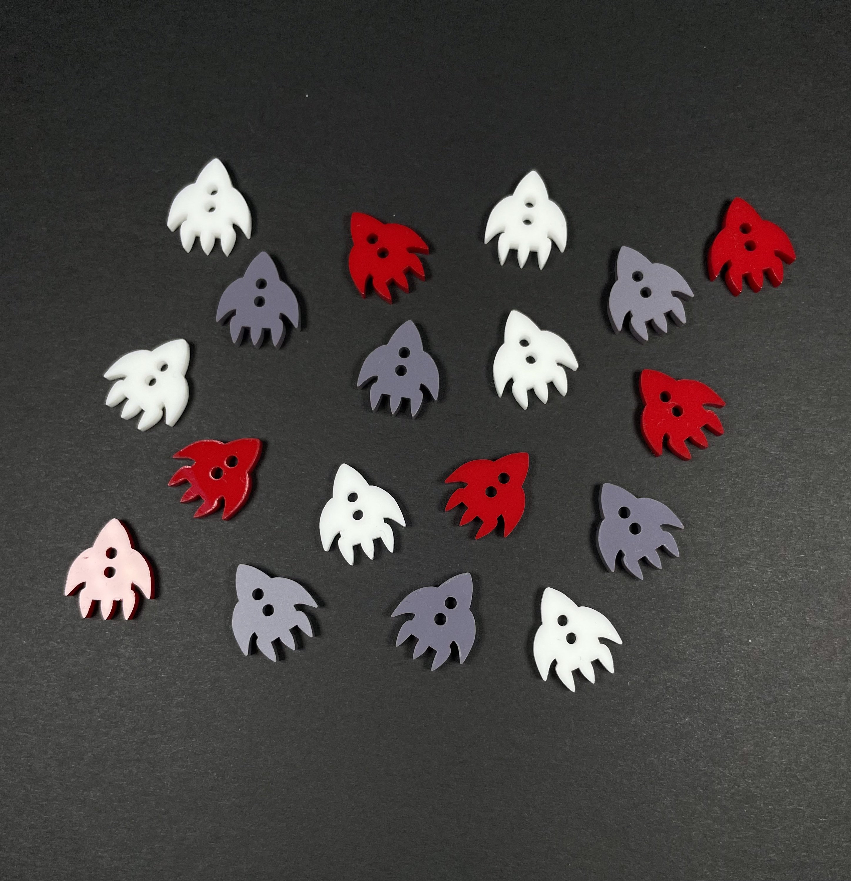 Space Ship Buttons | Etsy