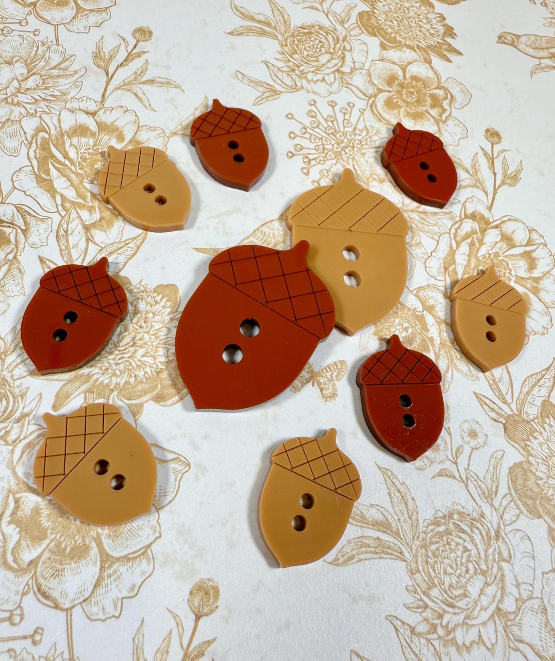 Acorn Buttons - Etsy