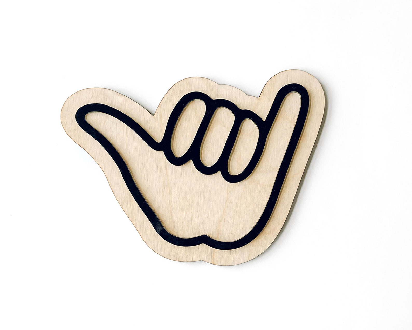 Shaka Sign Kids Room Decor, Boho Surfer Wall Art, Hawaii Theme Nursery ...