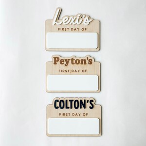 First Day of School Sign X Back to School X Custom First Last Day of ...