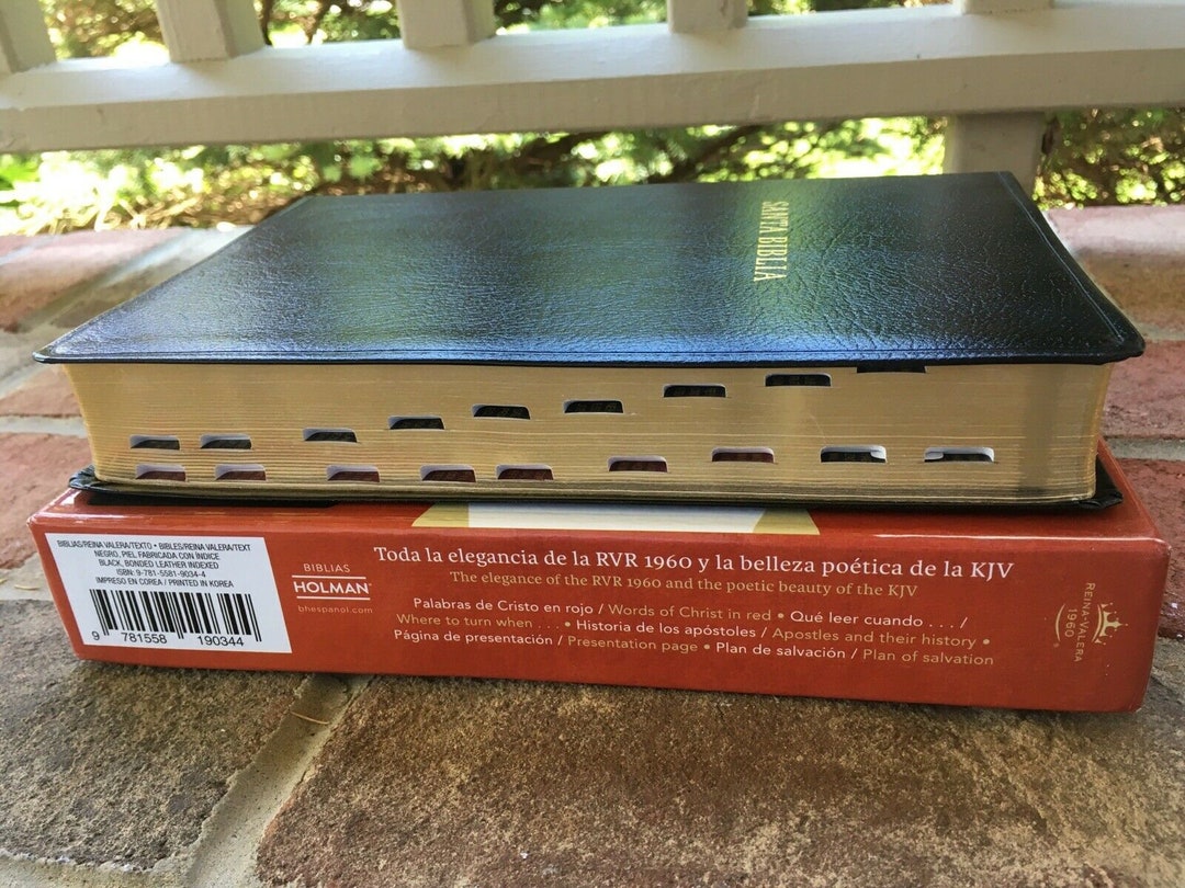 Personalized Spanish and English Bible | Biblia Bilingue RVR/KJV | KJV ...