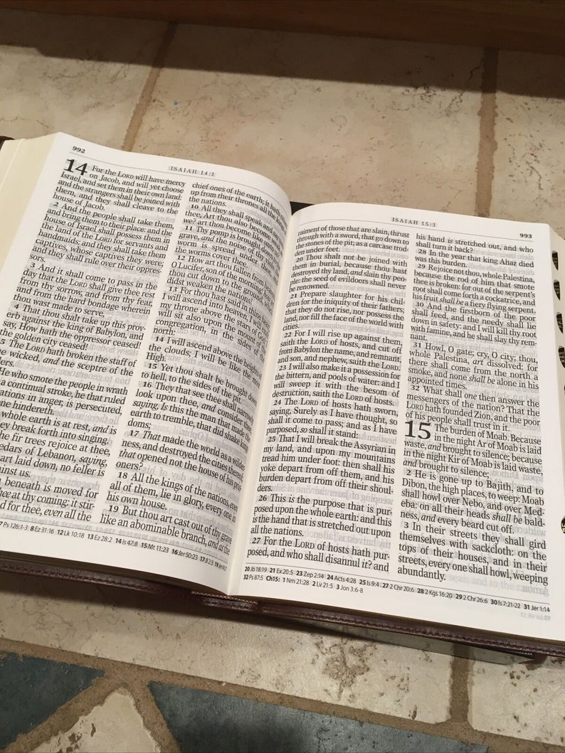 Personalized KJV Bible super Giant Print 17 Point Font - Etsy