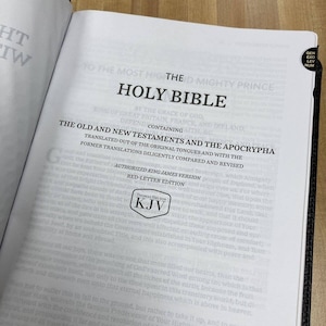 Personalized KJV Bible | Authorized King James Version | KJV Bible ...