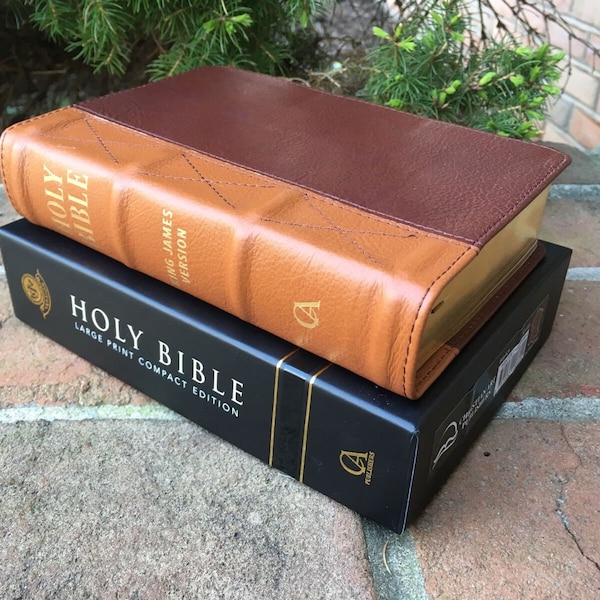 Genuine Leather Pocket Bible - Etsy