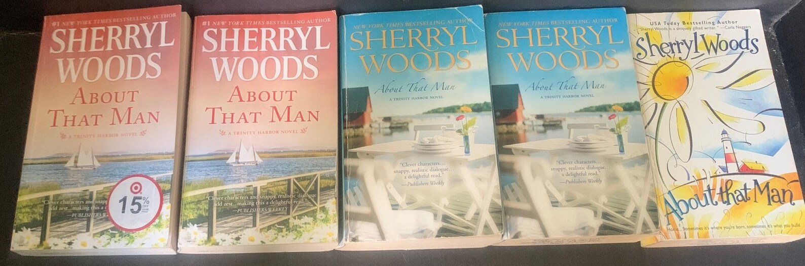 Books by Sherryl Woods the Trinity Harbor Novels in Mass | Etsy