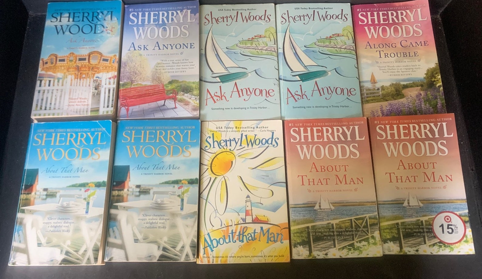 Books by Sherryl Woods the Trinity Harbor Novels in Mass | Etsy