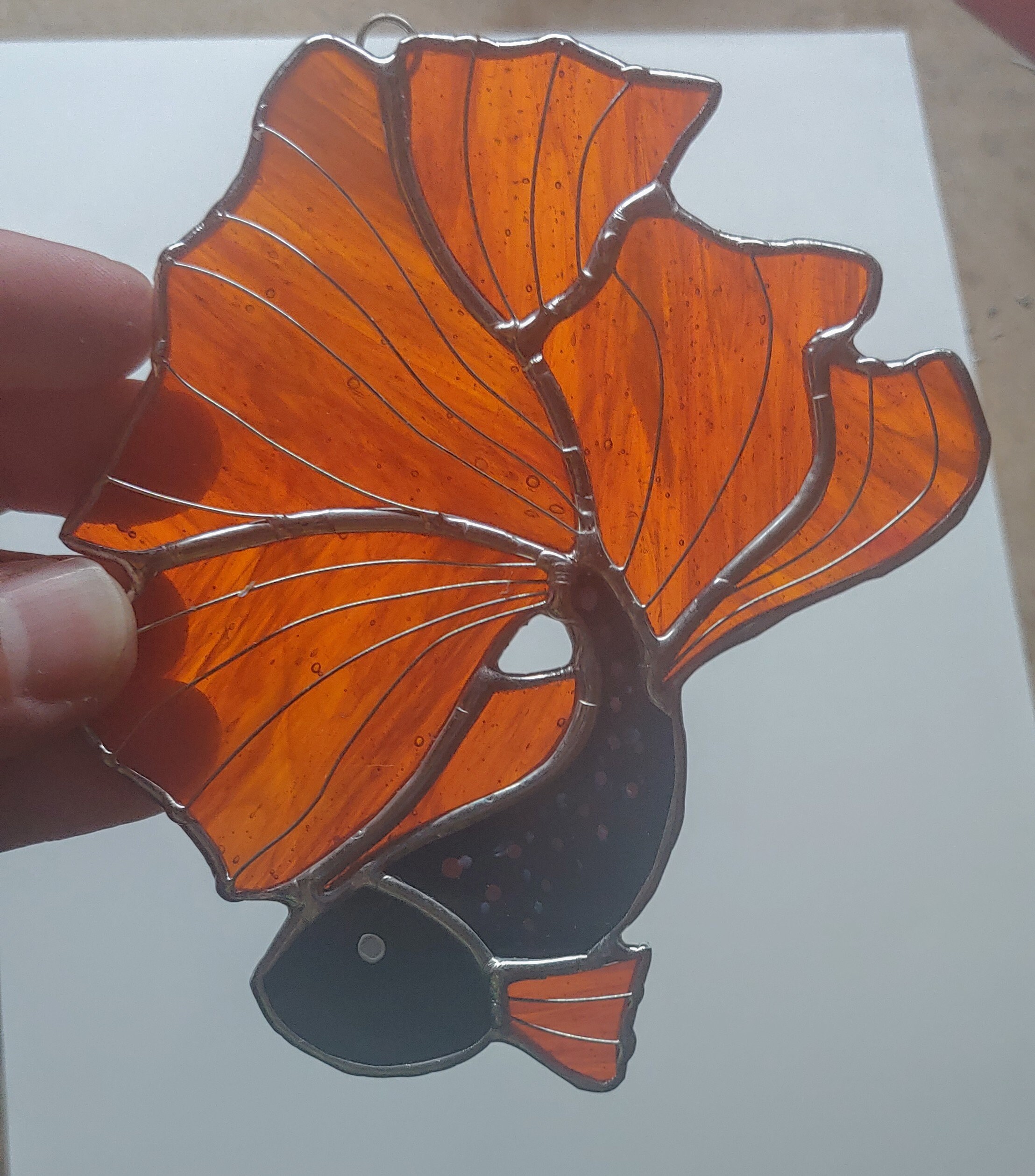 Betta Shimmerfish Stained Glass Suncatcher Beta Fish - Etsy