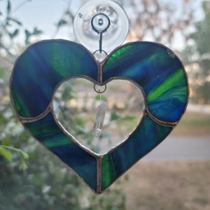 Heart Suncatcher With Crystal | Mother's Day Gift Idea | Valentine ...