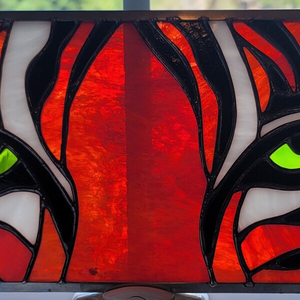 Tiger Stained Glass Pattern - Etsy
