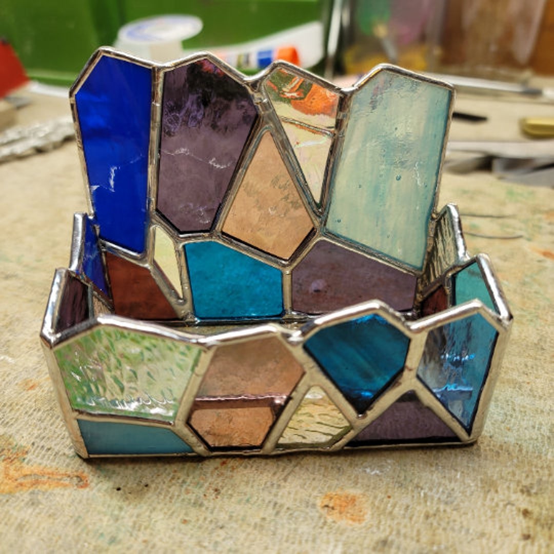 Stained Glass Pattern for Crystal Cardholder | 3D Project Box ...