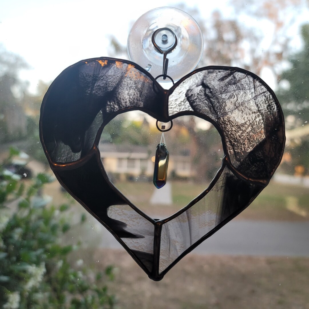 Heart Suncatcher With Crystal | Mother's Day Gift Idea | Valentine ...