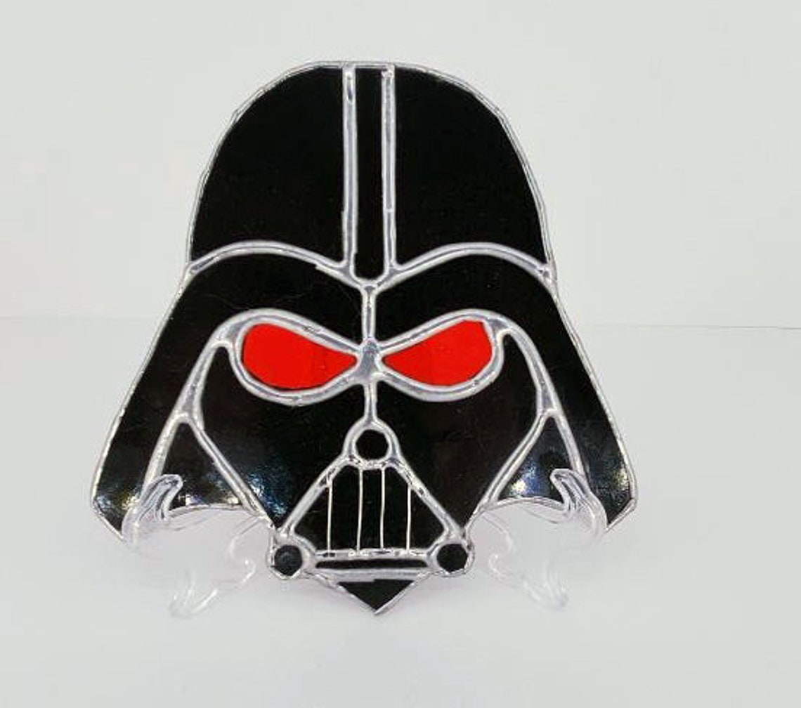 I Am Not Your Father | Stained Glass Darth Vader | - Etsy