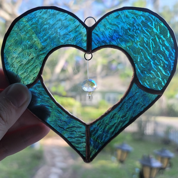 Heart Stained Glass - Etsy