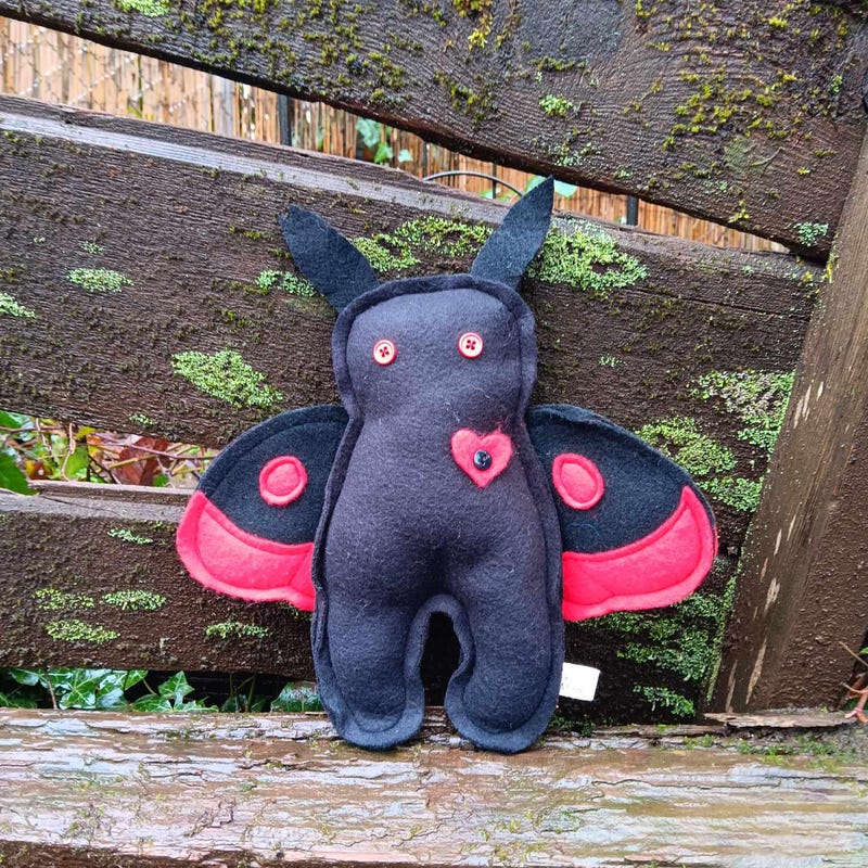 Mothman Plush - Etsy