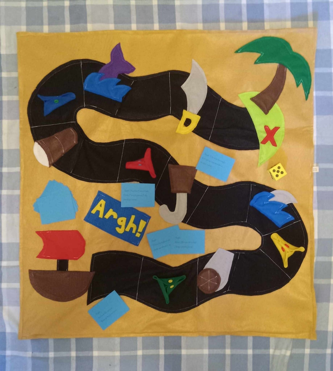 Argh! Pirate Board Game -jumbo Sized 36"x36" - Etsy