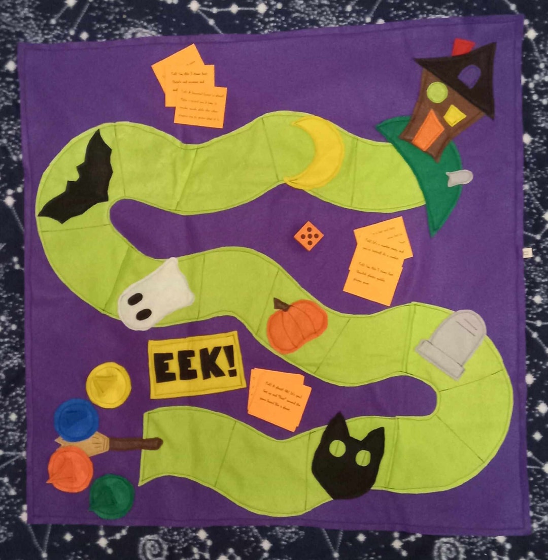 Eek! Spooky Board Game - Jumbo Sized 36"x36" - Etsy