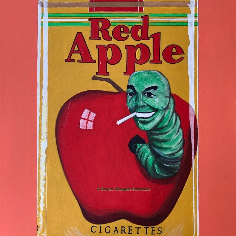 Red Apple Print - Etsy