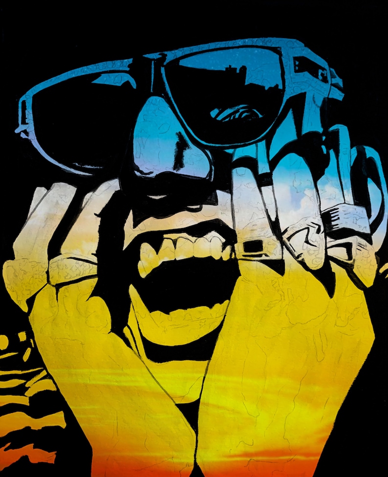 Humpty Hump Shock G Digital Underground Original Painting Gicleé Art ...
