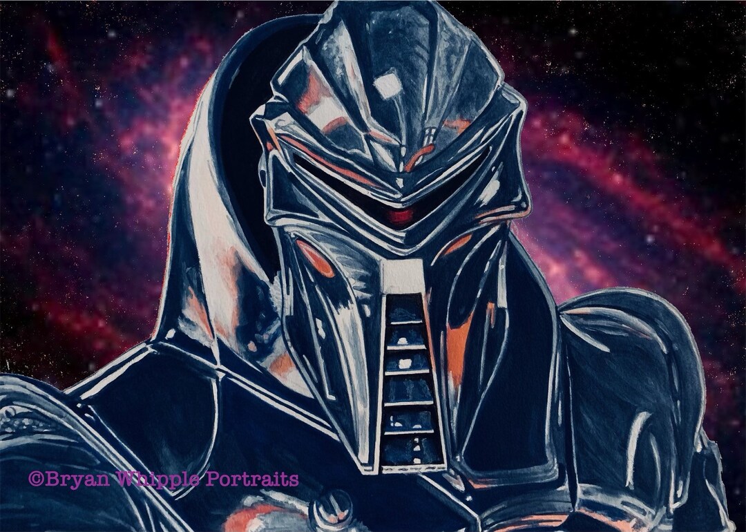 Cylon Battlestar Galactica Sci-fi Original Painting Gicleé Art Prints ...