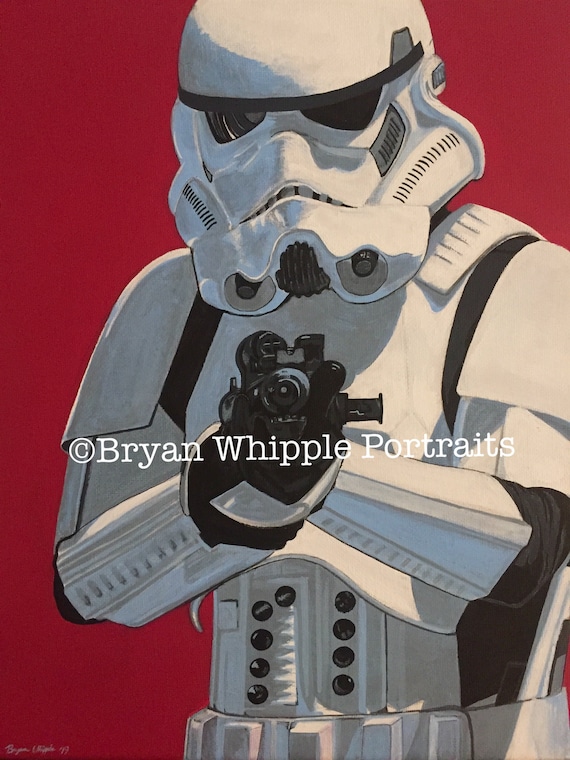 Storm Trooper Face Paint