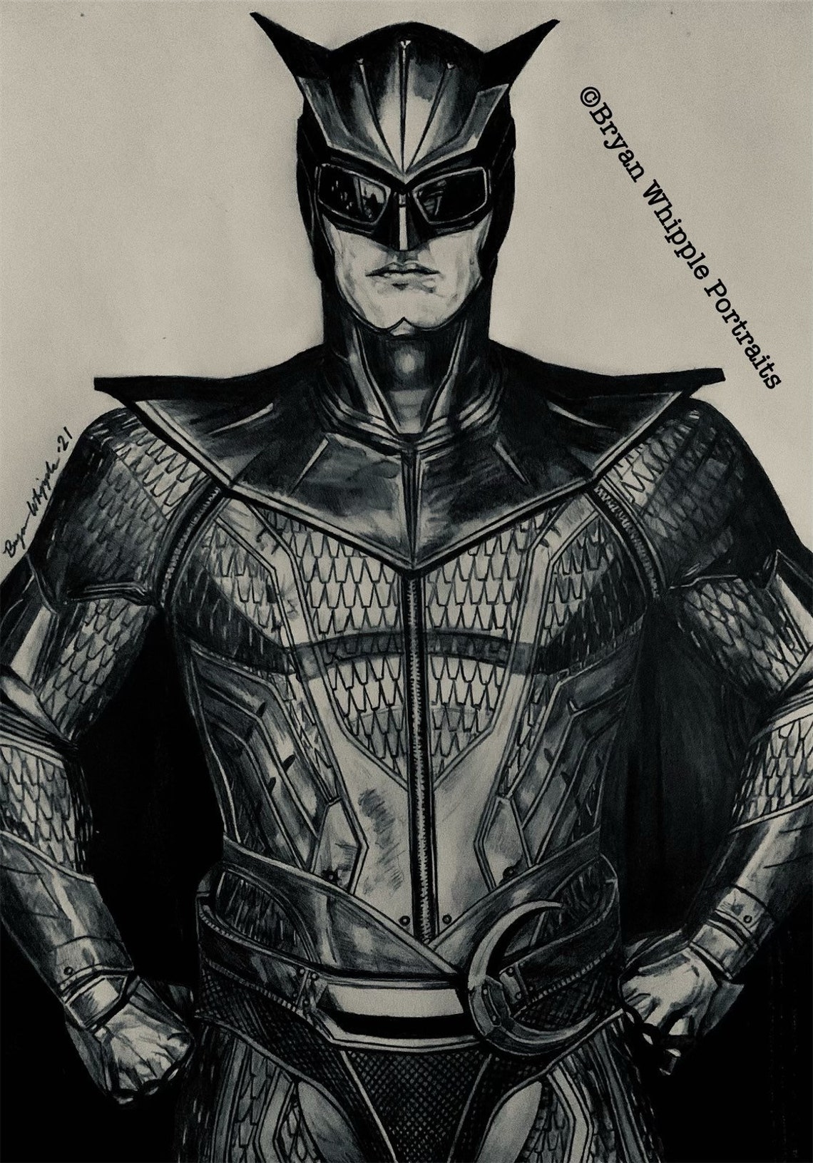 Night Owl Watchmen Patrick Wilson Original Sketch Gicleé Art Prints ...