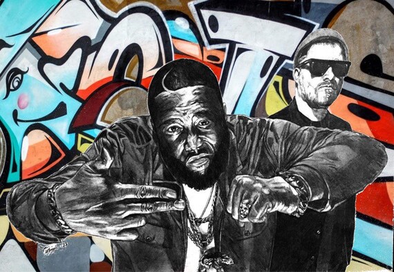 Run the Jewels Killer Mike El-p Rap Hip Hop Limited Edition | Etsy