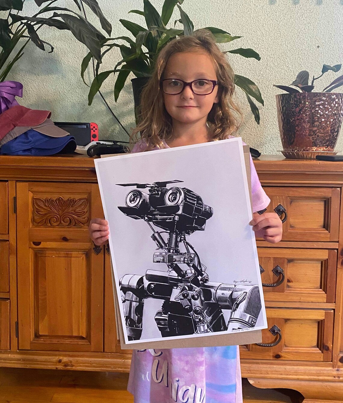 Johnny 5 Short Circuit 1988 Original Sketch Gicleé Art Prints - Etsy