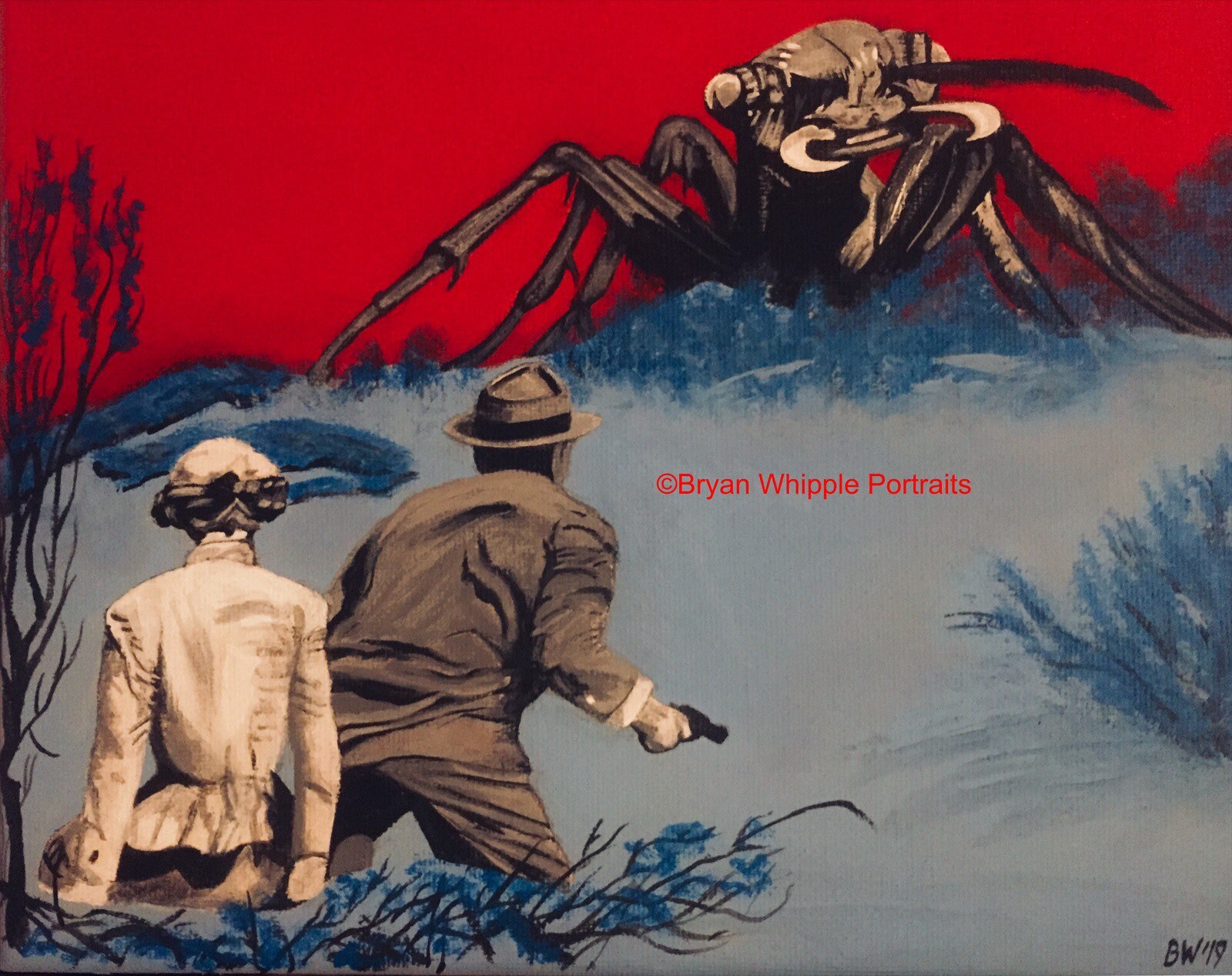 Them Classic Sci-fi Horror B Movie Original Painting Art Prints - Etsy