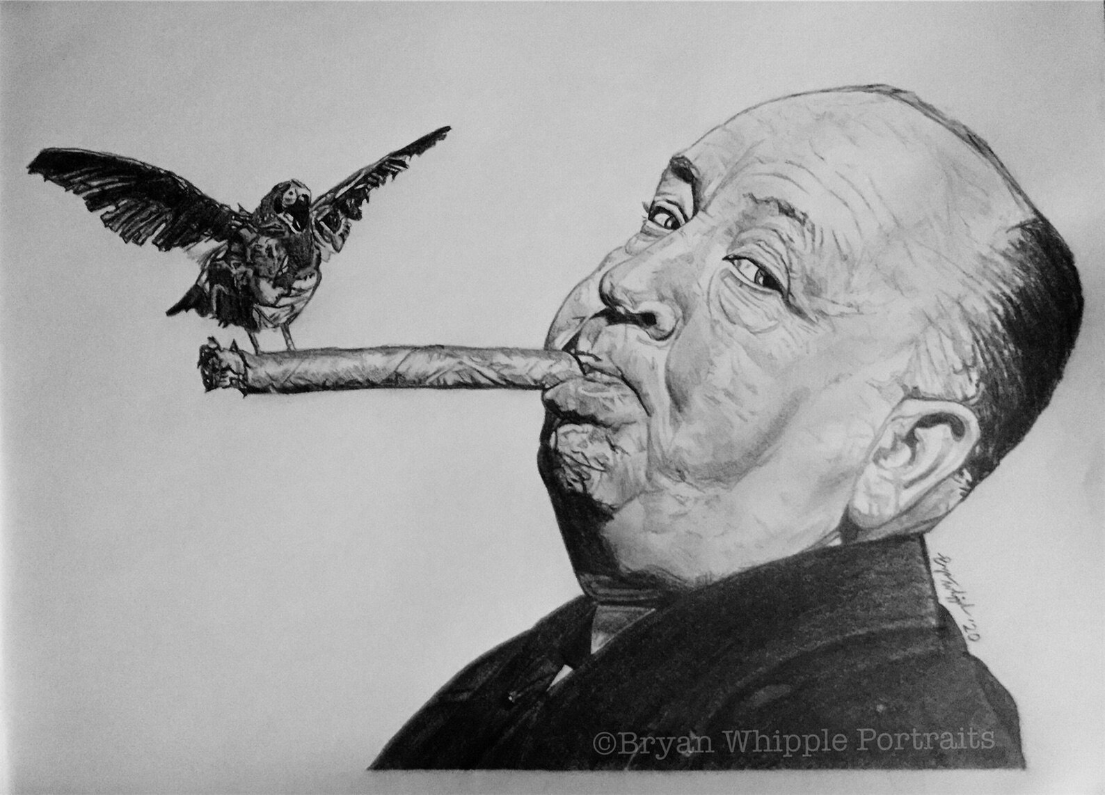 Alfred Hitchcock Limited Edition Hand Signed/numbered Artwork Giclee ...