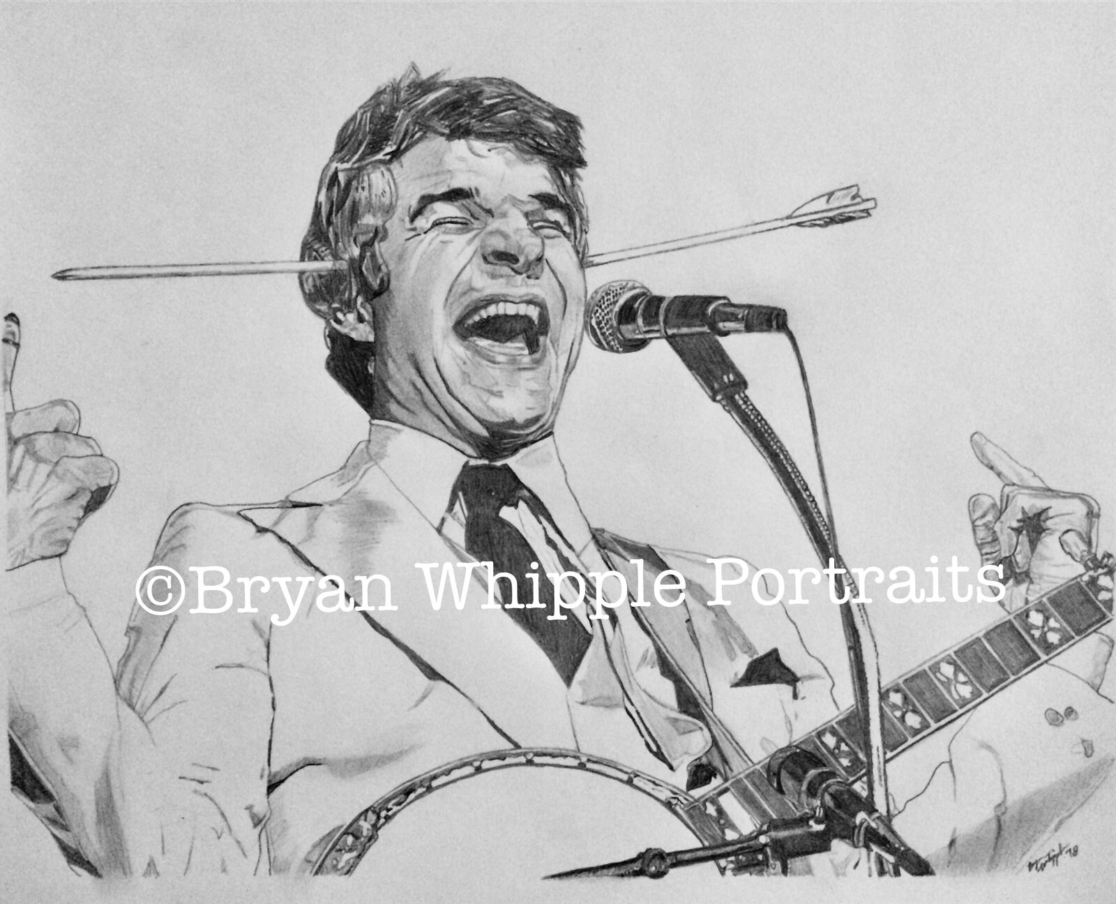 Steve Martin Sketch Portrait Gicleé Art Prints - Etsy