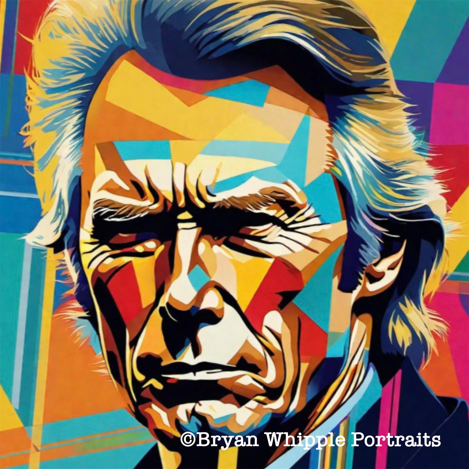 Clint Eastwood Pop Art Original Paintings Limited Edition Signed ...