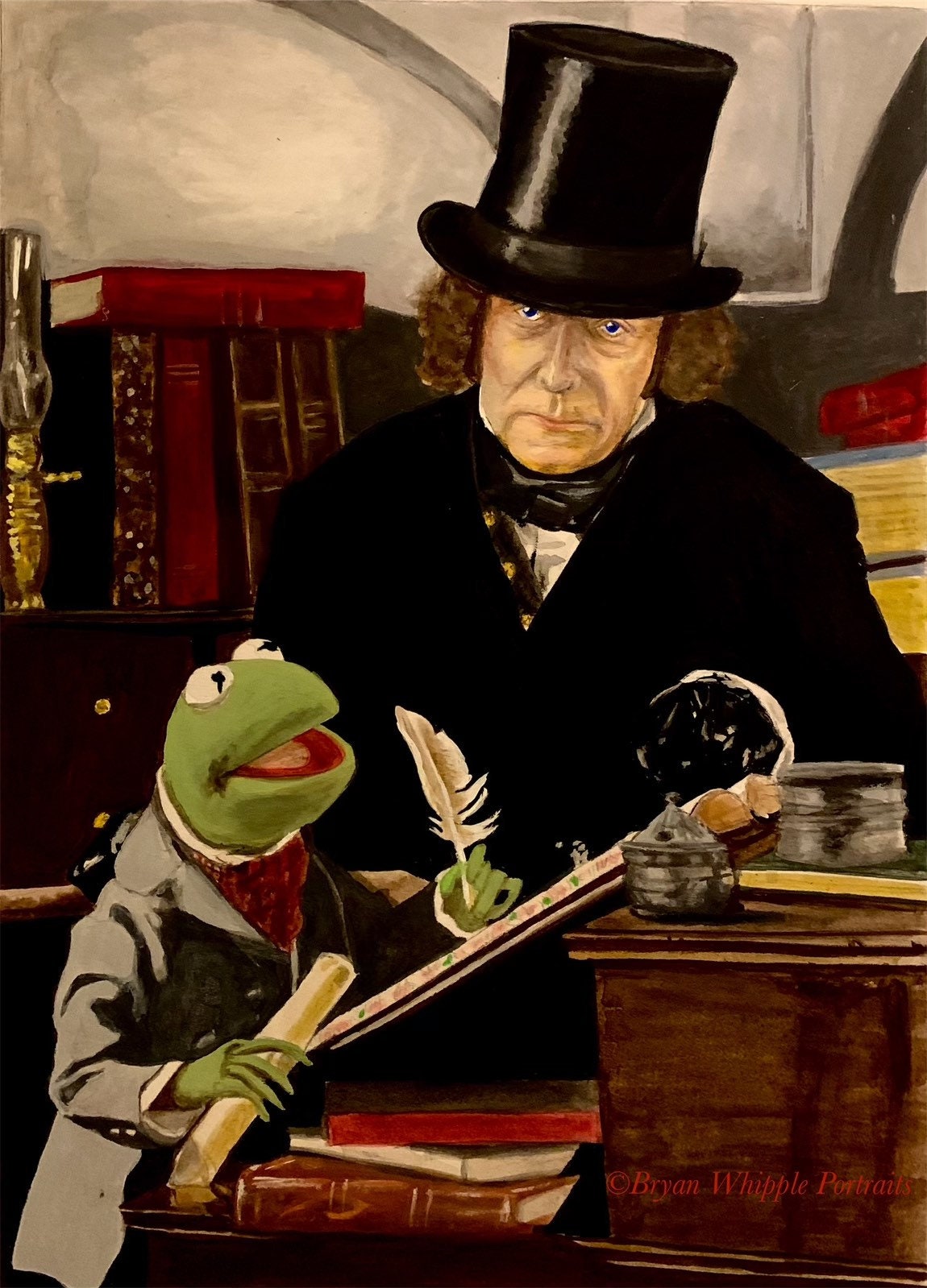 A Muppets Christmas Carol Kermit Scrooge Limited Edition - Etsy