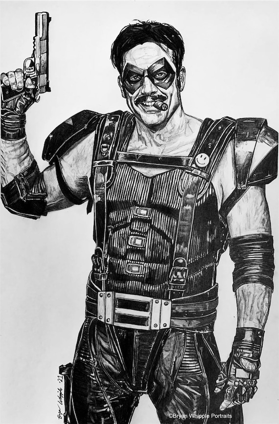 Watchmen The Comedian Drawing