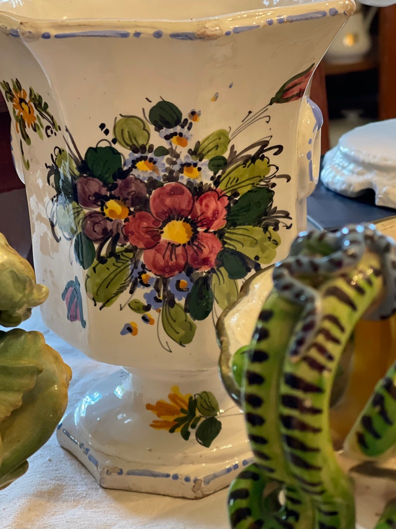Beautiful Vintage Nico Italian Urn Style Pottery - Etsy