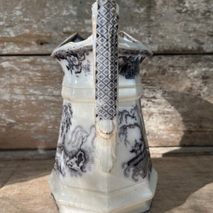 Beautiful Ironstone Mulberry Pitcher Flow Black/mulberry. - Etsy