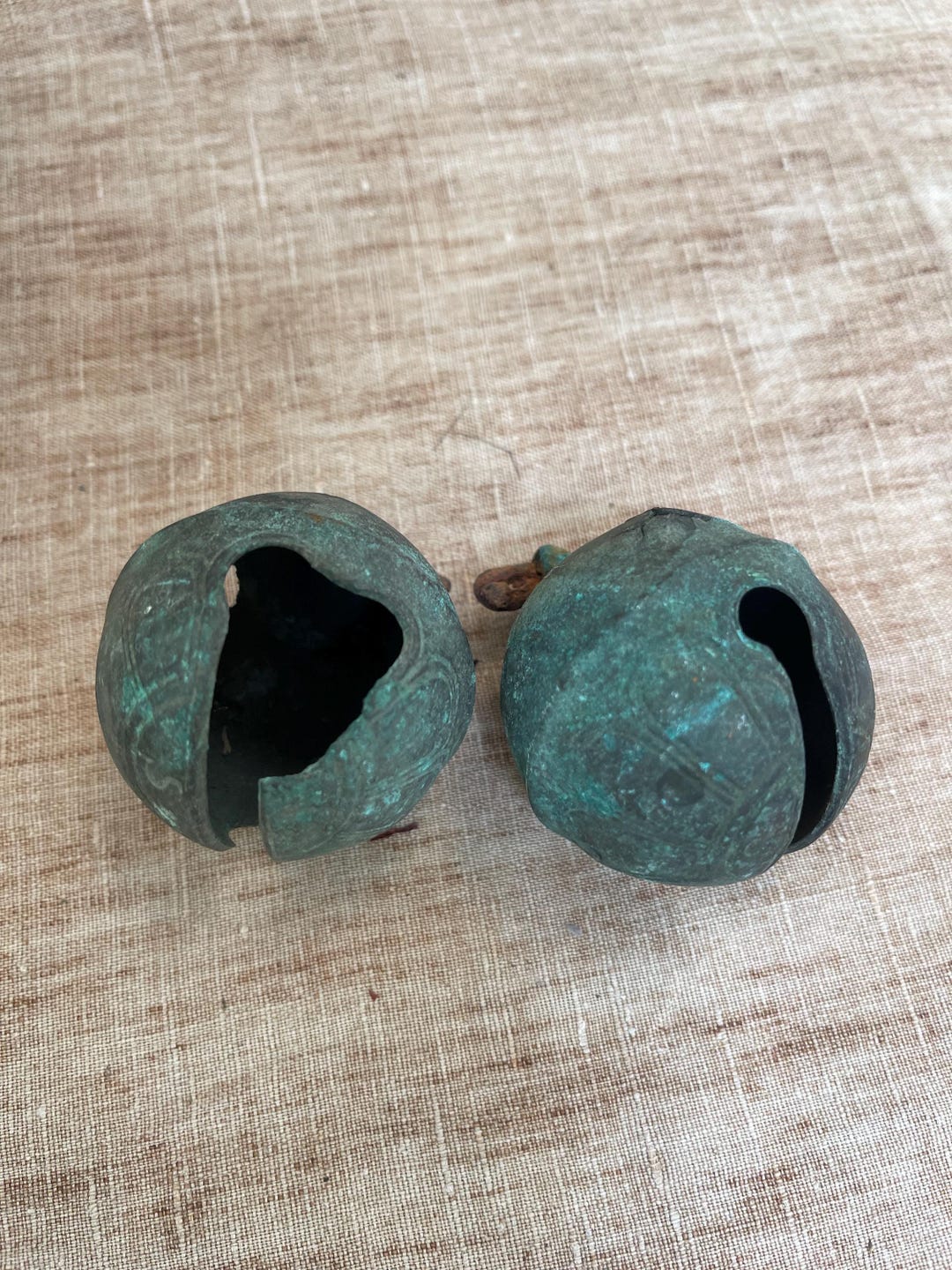 Antique 1800s Cast Bronze Crotal Bell, Rumble Bell, Sleigh Bell. Size 3 ...