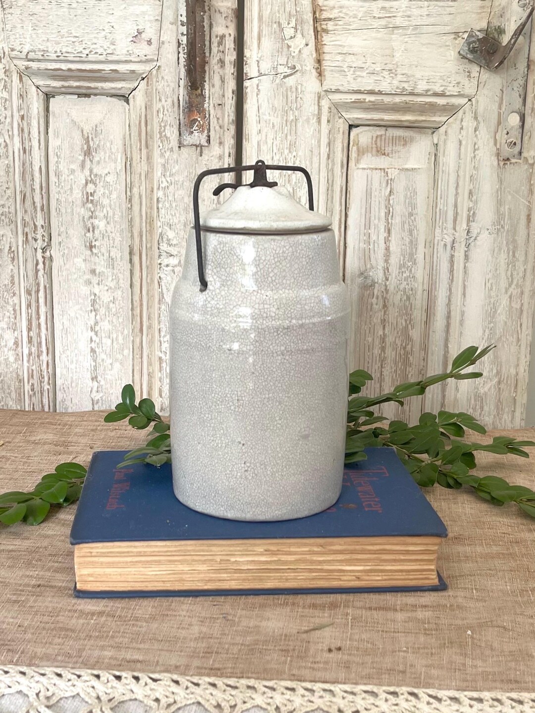 Antique Weir Canning Crock With Wire Clamp, - Etsy