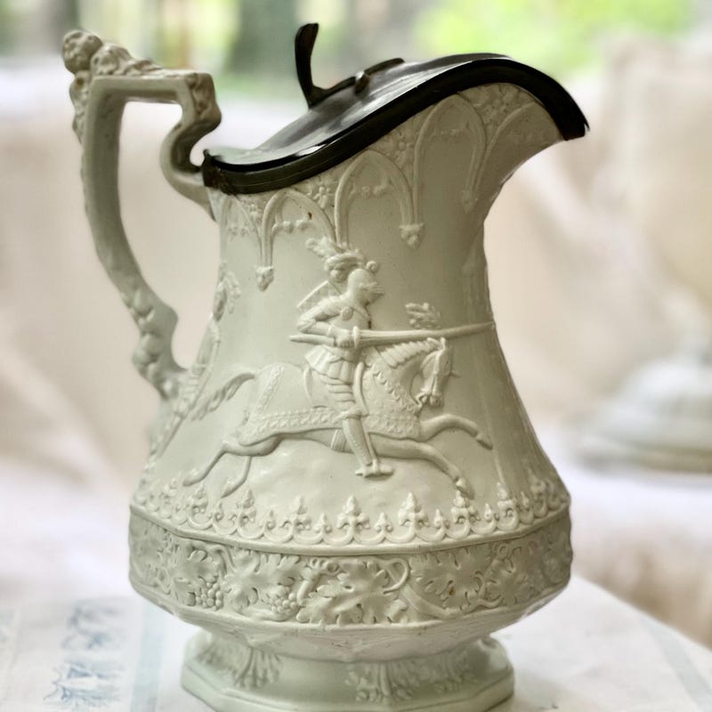 White Vintage Jugs - Etsy