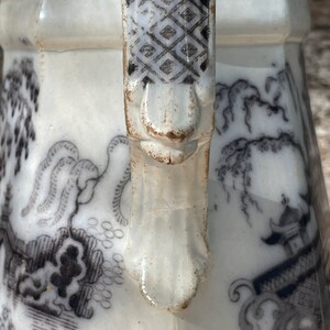 Beautiful Ironstone Mulberry Pitcher Flow Black/mulberry. - Etsy