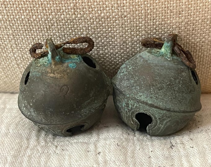 Antique 1800’s Cast Bronze Small Crotal Bell, Rumble Bell, Sleigh Bell ...