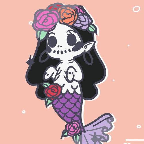 Stingray Turquoise Little Mermaid Enamel Pin seconds | Etsy