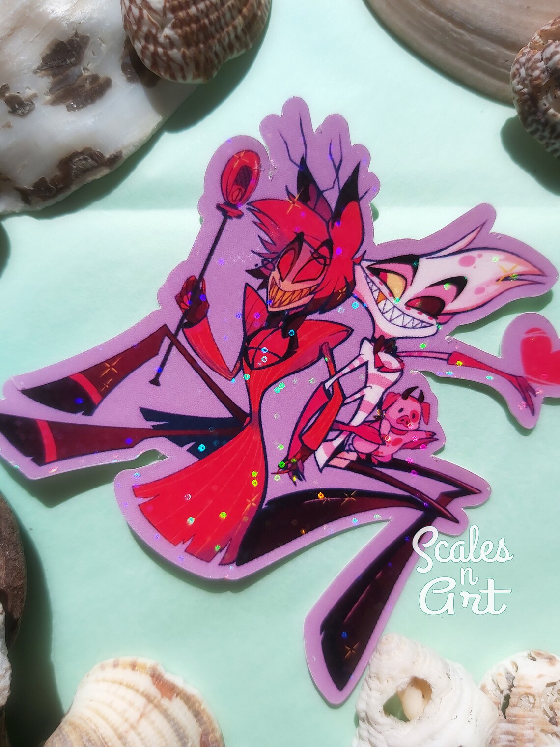 RadioDust Holographic & Sparkly Vinyl Stickers | Etsy