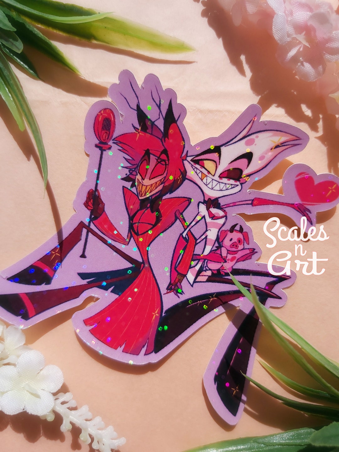 Radiodust Holographic & Sparkly Vinyl Stickers - Etsy