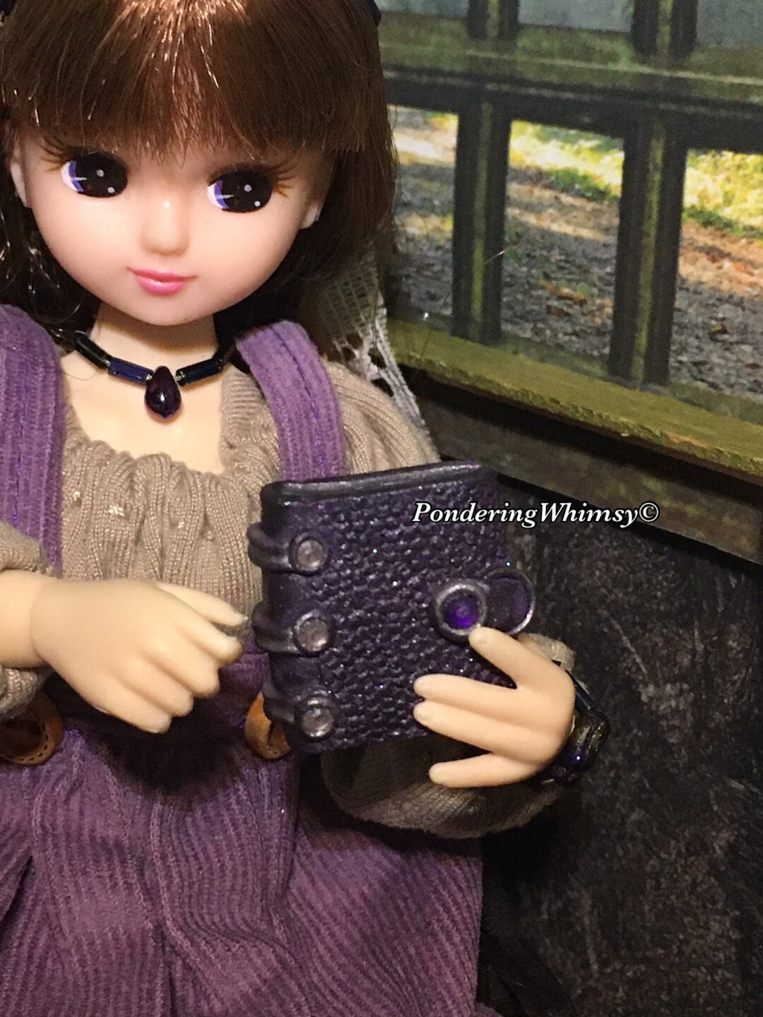 Miniature Dragon Scale Journal Polymer Clay Book Dollhouse Miniatures ...